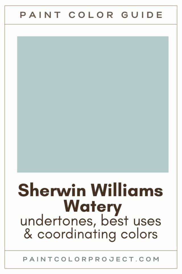 Sherwin Williams Watery: a complete paint color review - The Paint ...