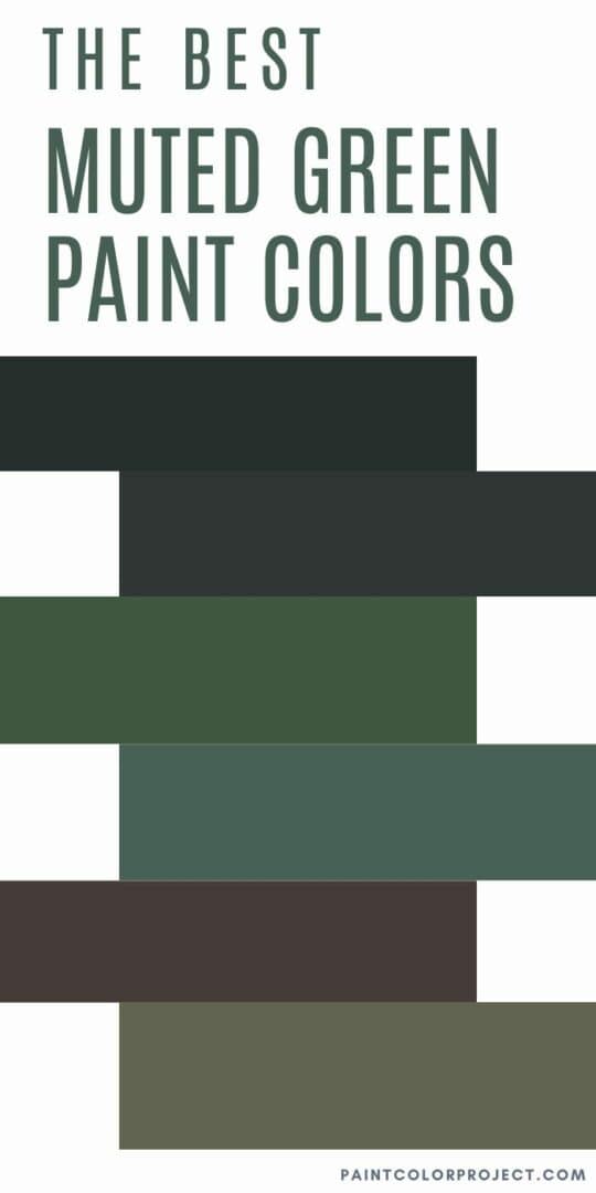 The best black-green paint colors - The Paint Color Project