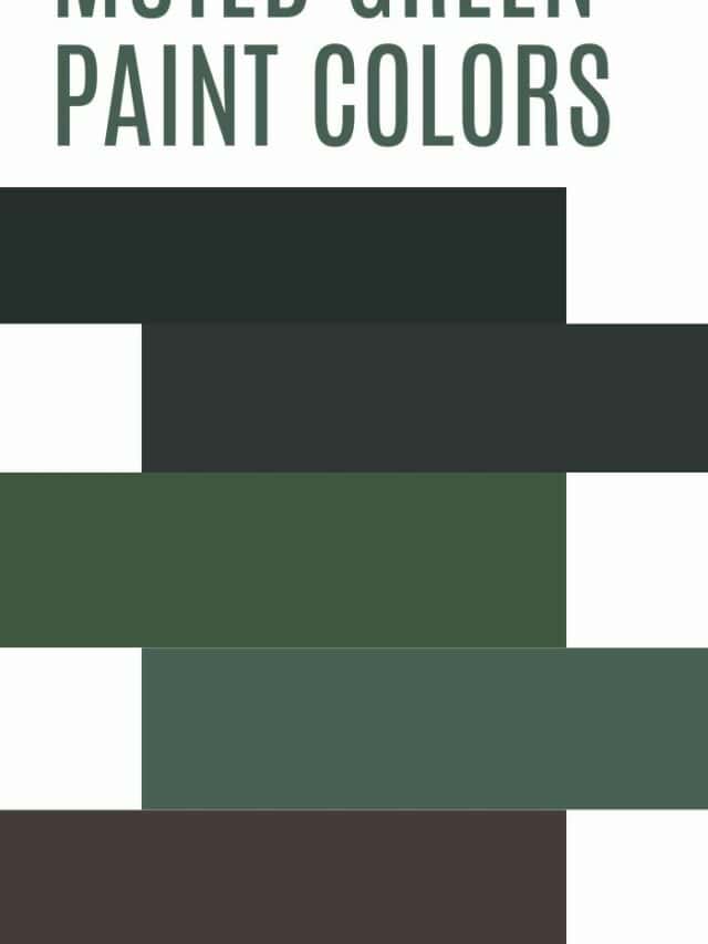 The Best Muted Green Paint Colors - The Paint Color Project