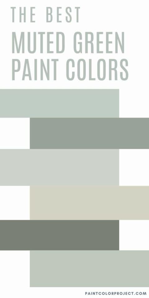 The Best Muted Green Paint Colors - The Paint Color Project