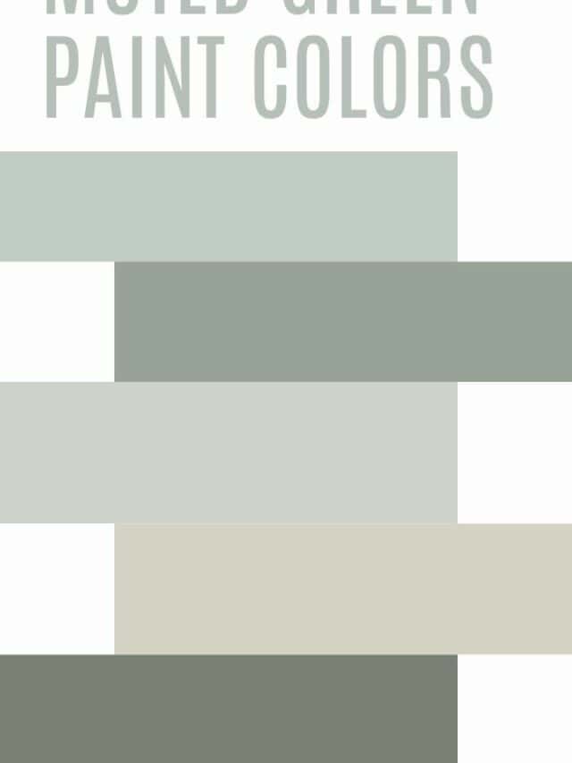 The best black-green paint colors - The Paint Color Project