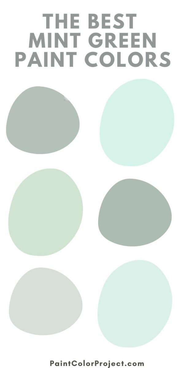The best mint green paint colors - The Paint Color Project The best mint green paint colors - The Paint Color Project