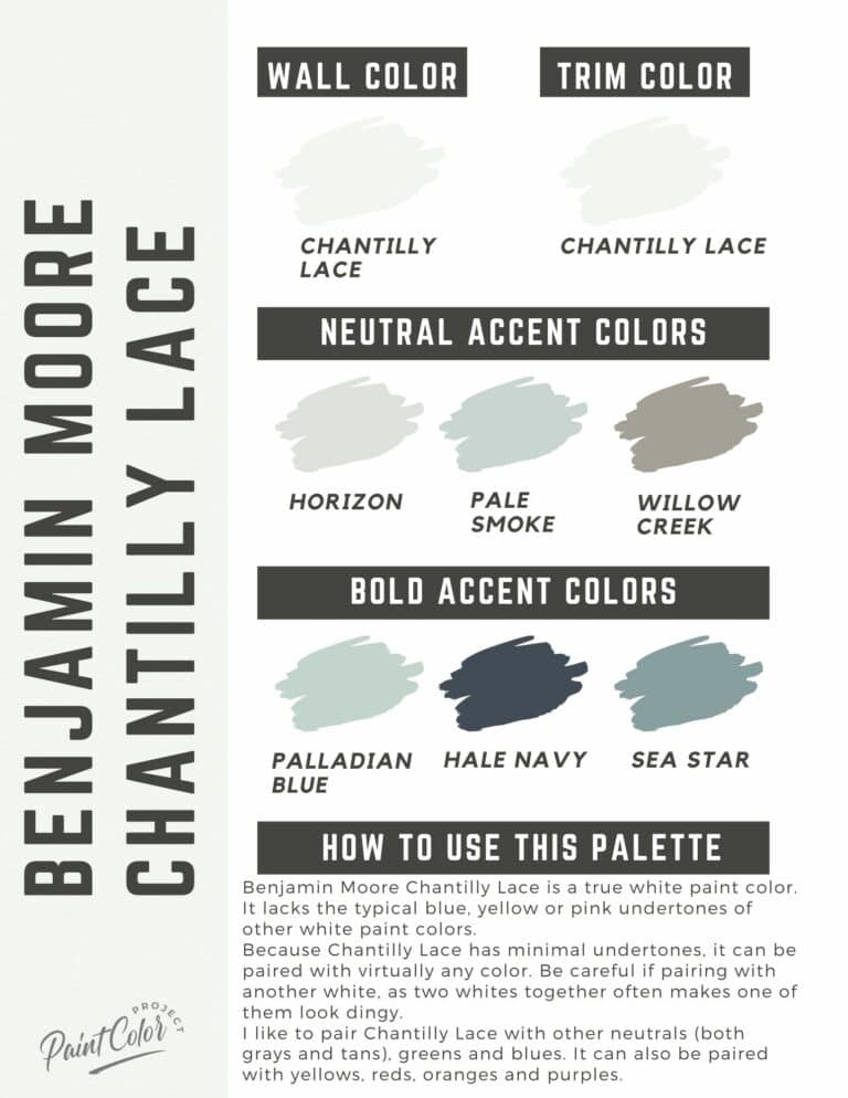 Benjamin Moore Chantilly Lace: a complete color review - The Paint ...