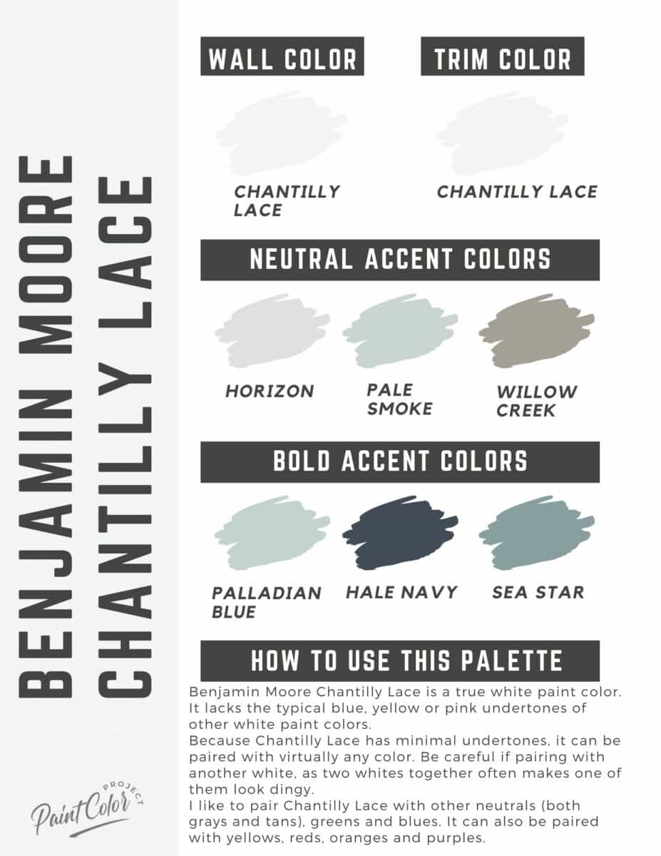 Benjamin Moore Chantilly Lace: a complete color review - The Paint ...