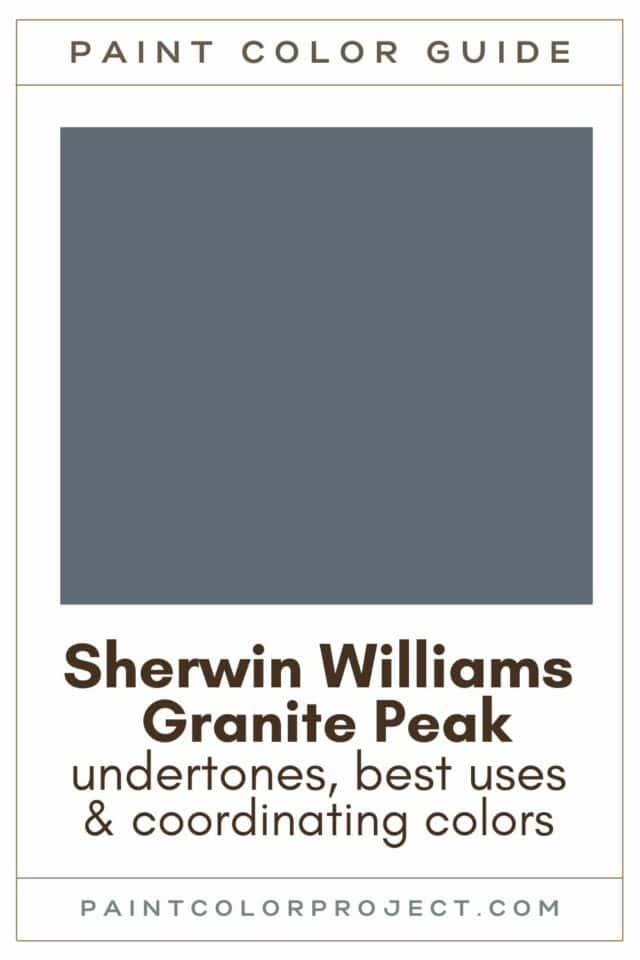 Sherwin Williams Granite Peak: a complete color review - The Paint ... Sherwin Williams Granite Peak: a complete color review - The Paint ...