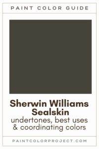 Sherwin Williams Sealskin: a complete color review - The Paint Color ...