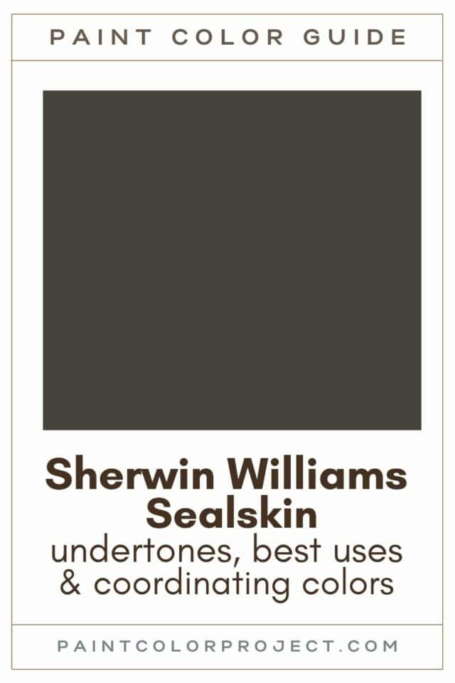 Sherwin Williams Sealskin: a complete color review - The Paint Color ...