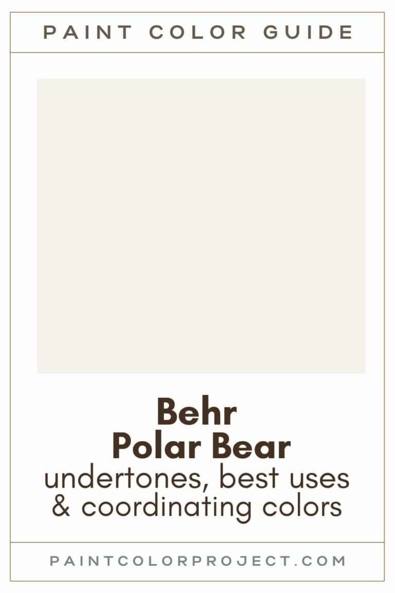 Behr Polar Bear: a complete color review - The Paint Color Project