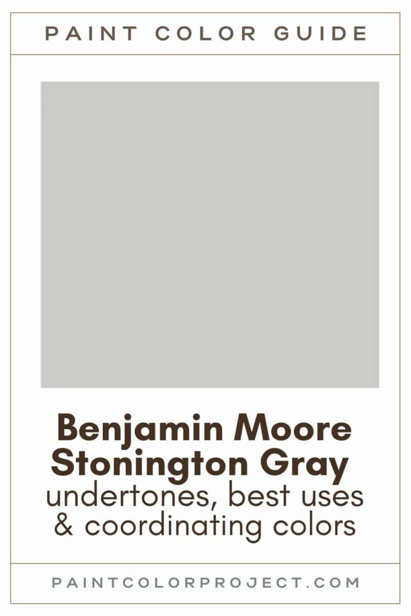 Benjamin Moore Stonington Gray: a complete color review - The Paint ... Benjamin Moore Stonington Gray: a complete color review - The Paint ...