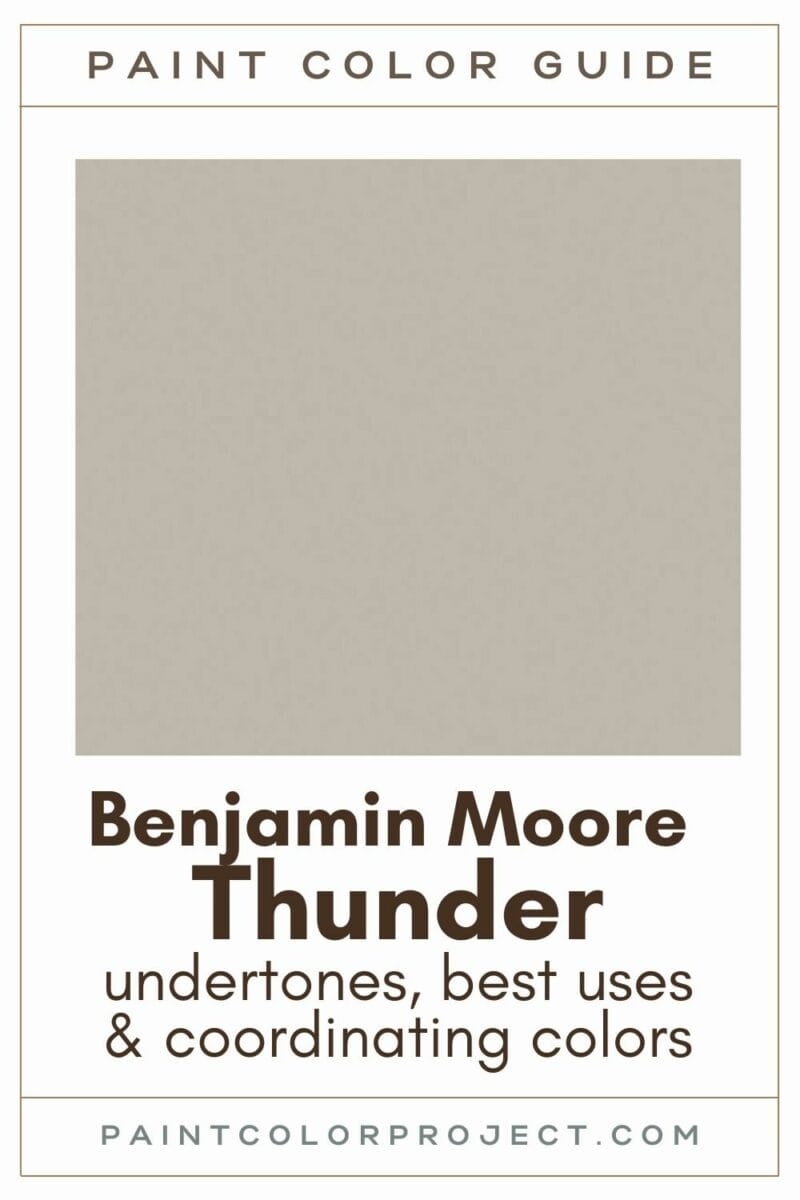 Benjamin Moore Thunder: a complete color review - The Paint Color Project