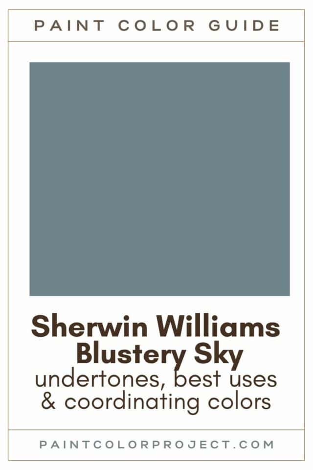 Sherwin Williams Blustery Sky: a complete color review - The Paint ...