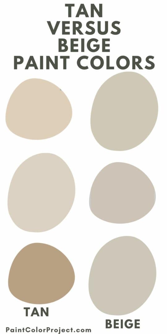 Beige vs Tan: What's the difference? - The Paint Color Project