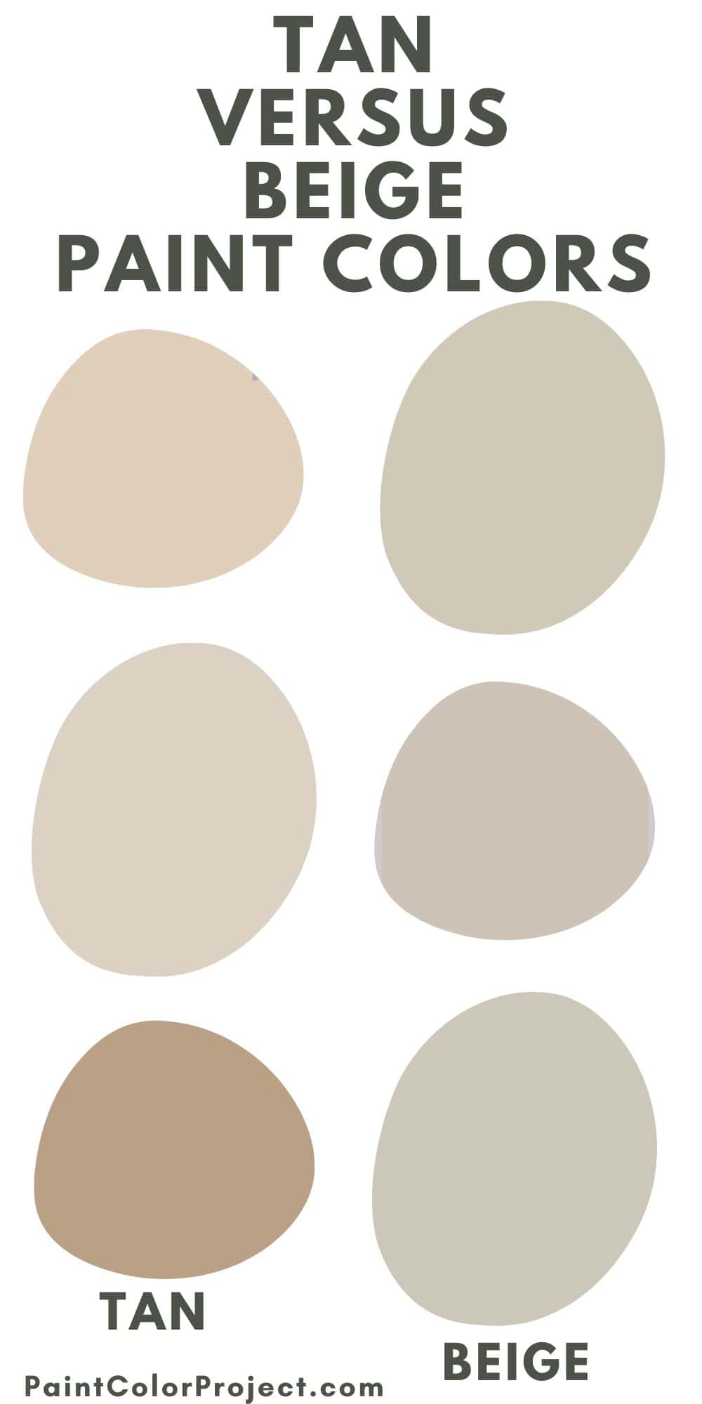 Beige vs Tan: What's the difference? - The Paint Color Project