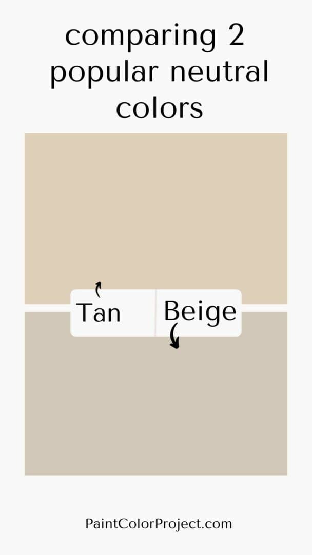 Beige vs Tan: What's the difference? - The Paint Color Project