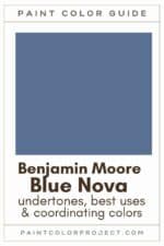 Benjamin Moore Blue Nova: a complete color review - The Paint Color Project