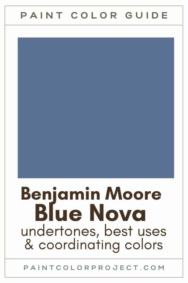 Benjamin Moore Blue Nova: a complete color review - The Paint Color Project