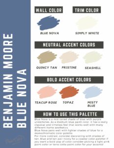 Benjamin Moore Blue Nova: a complete color review - The Paint Color Project