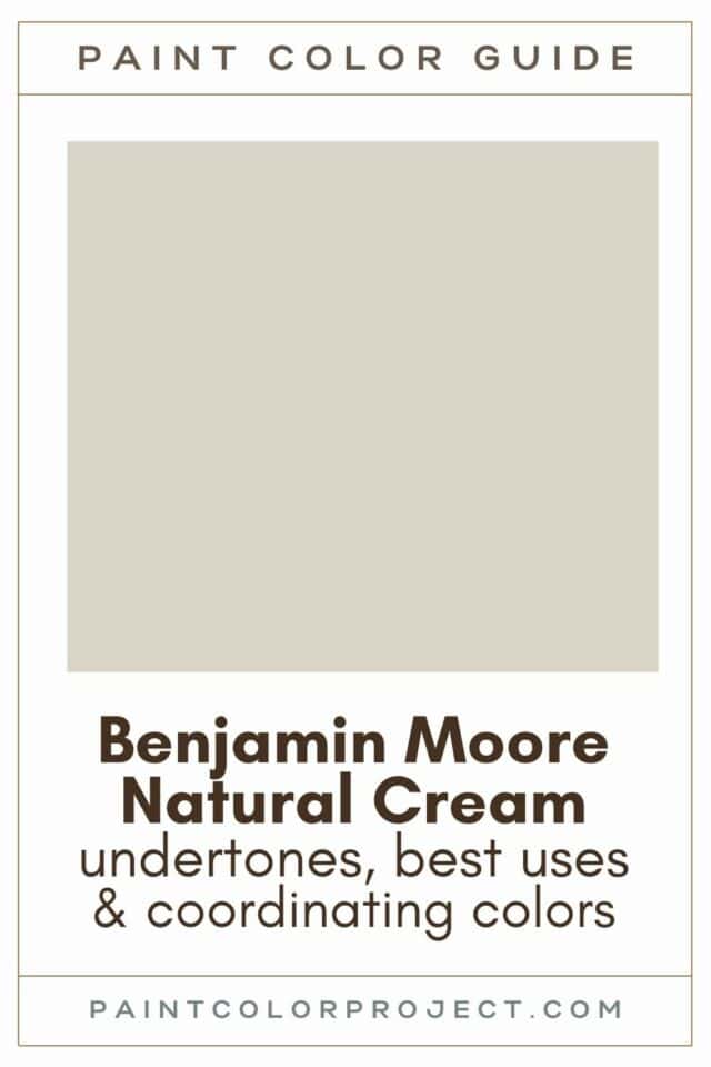 Benjamin Moore Natural Cream: a complete color review - The Paint Color ...