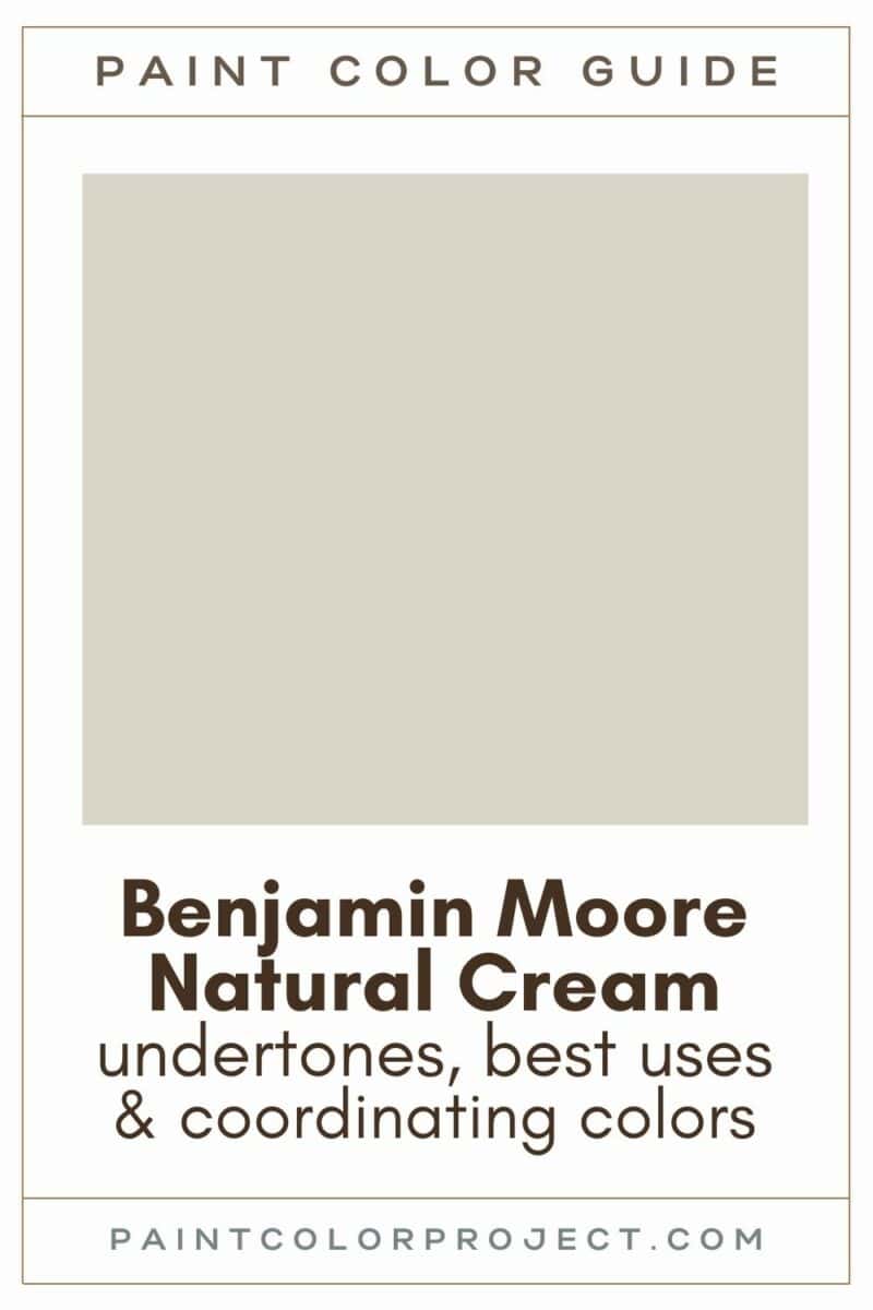 Benjamin Moore Natural Cream: a complete color review - The Paint Color ...