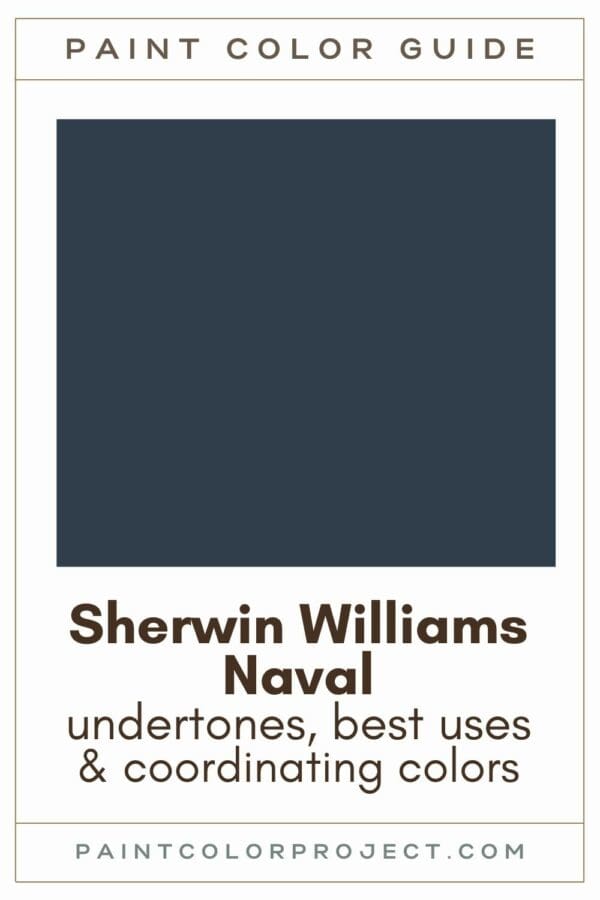 Sherwin Williams Naval: a complete color review - The Paint Color Project