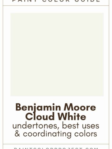 Benjamin Moore Cloud White vs White Dove - The Paint Color Project