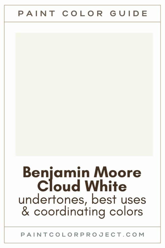 Benjamin Moore Cloud White: a complete color review - The Paint Color ...