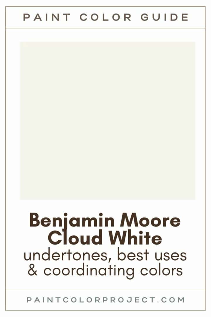 Benjamin Moore Cloud White: a complete color review - The Paint Color ...