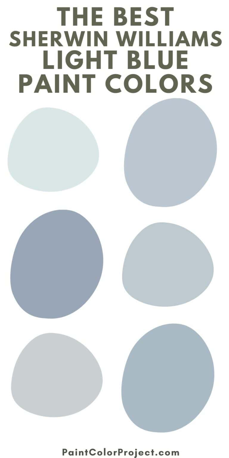 Best Sherwin Williams light blue paint colors - The Paint Color Project