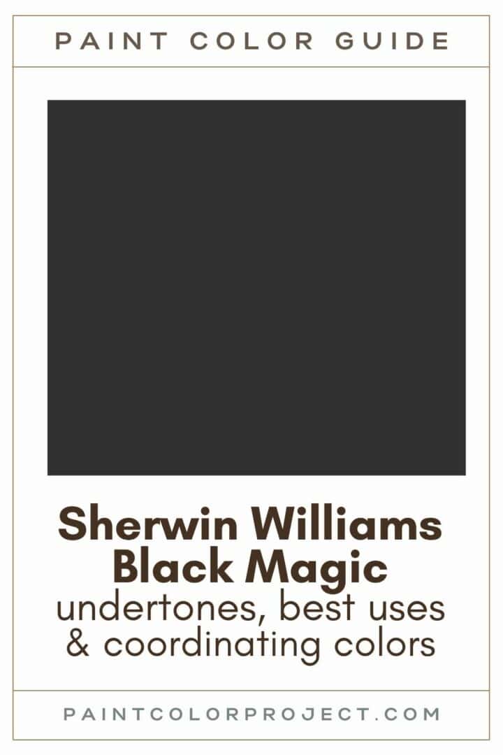 Sherwin Williams Black Magic: Complete Color Review - The Paint Color ...