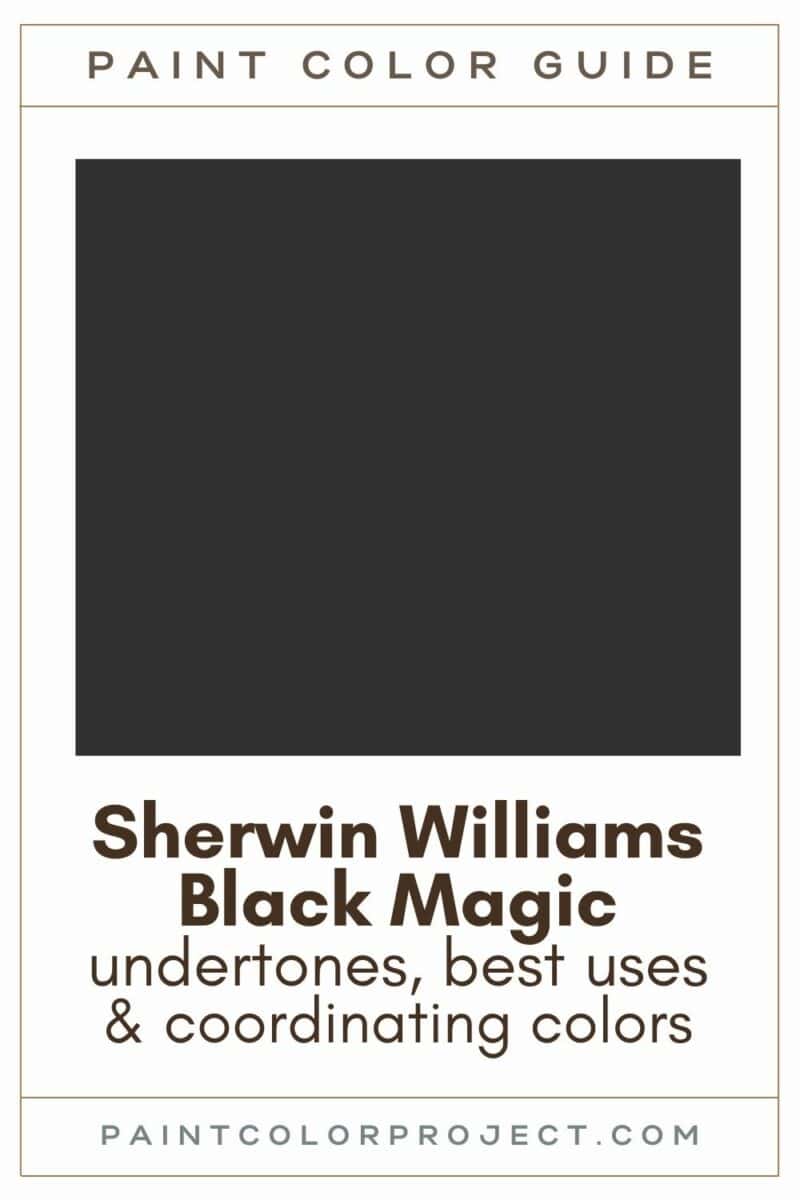 Sherwin Williams Black Magic: Complete Color Review - The Paint Color ...