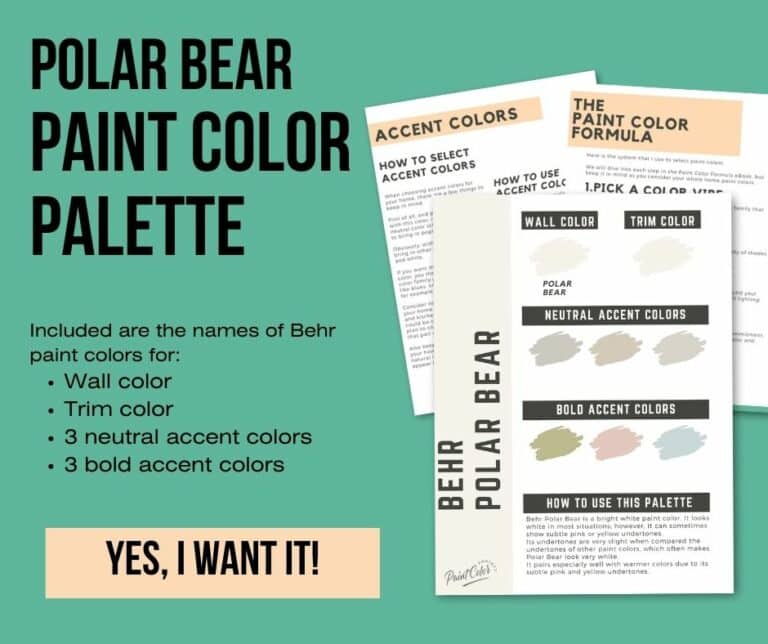 Behr Polar Bear: a complete color review - The Paint Color Project