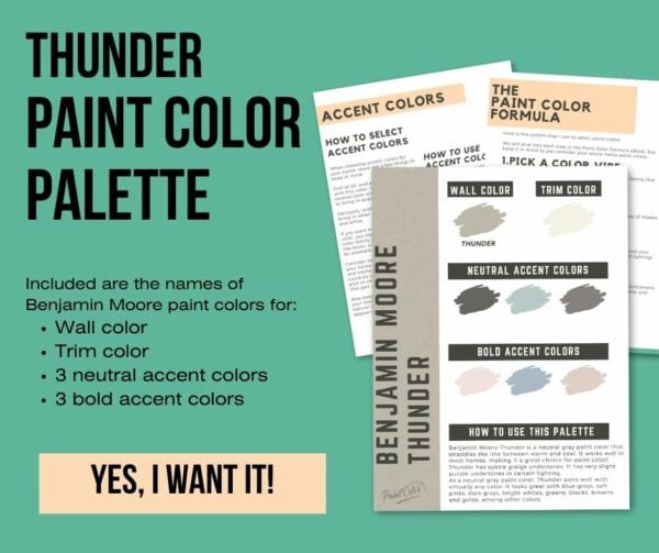 Benjamin Moore Thunder: a complete color review - The Paint Color Project