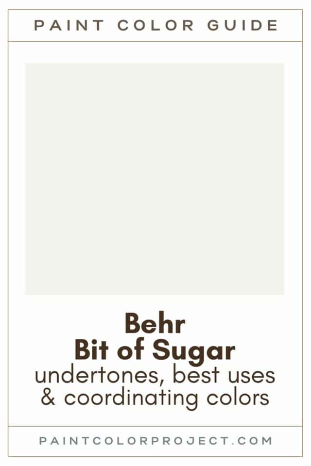 Behr Bit of Sugar: a complete color review - The Paint Color Project