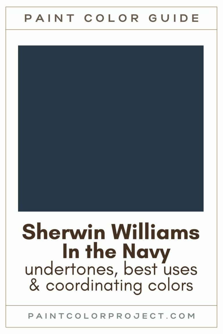 Sherwin Williams In the Navy: a complete color review - The Paint Color ...