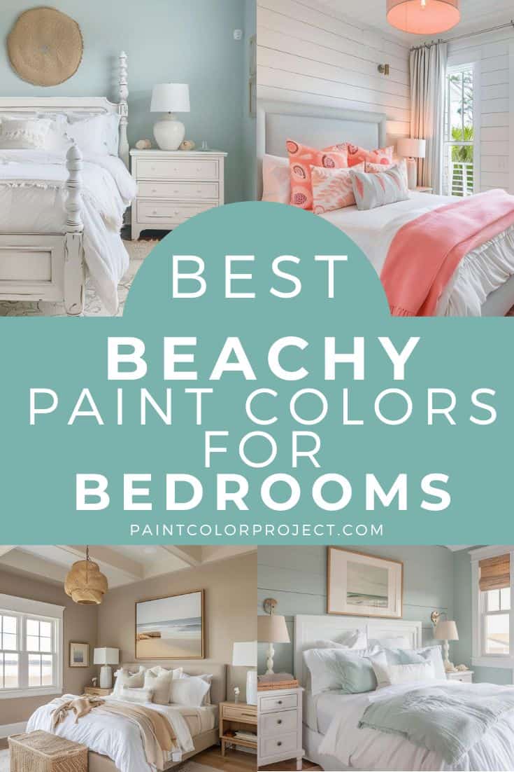 The best beachy bedroom paint colors - The Paint Color Project