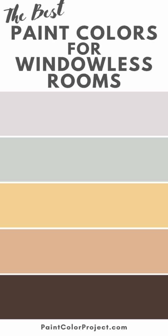 7 Best Paint Colors For Windowless Rooms - The Paint Color Project