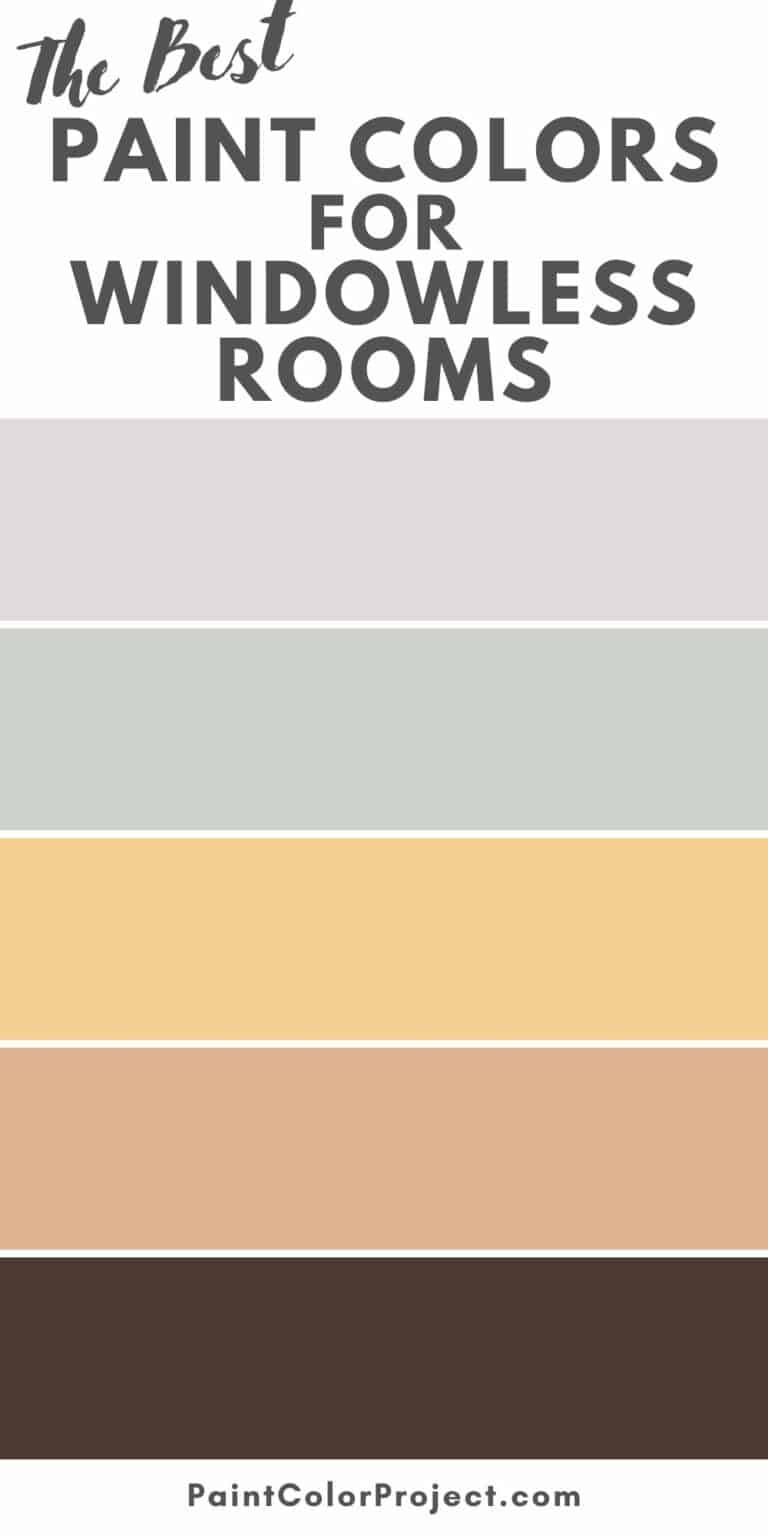 7 Best Paint Colors For Windowless Rooms - The Paint Color Project