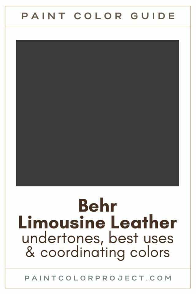 Behr Limousine Leather: a complete color review - The Paint Color Project