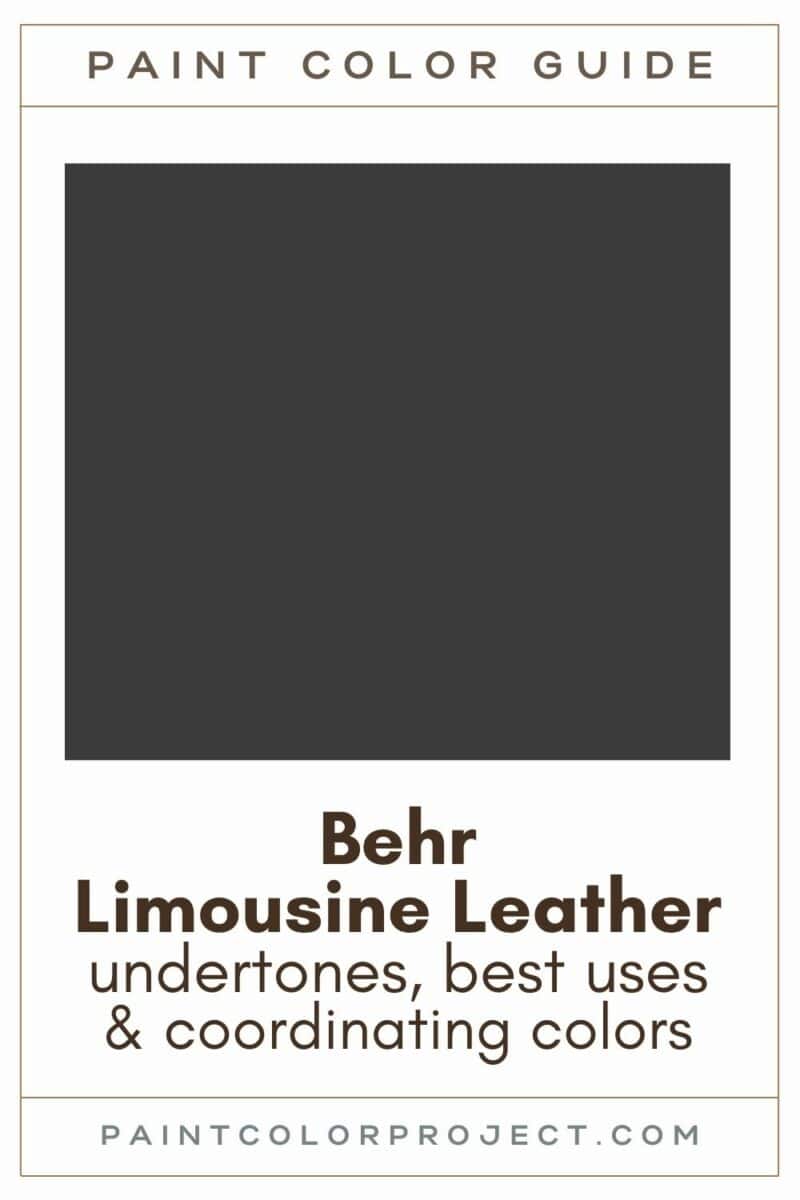 Behr Limousine Leather Vs Black