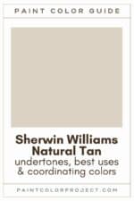 Sherwin Williams Natural Tan: a complete color review - The Paint Color ...