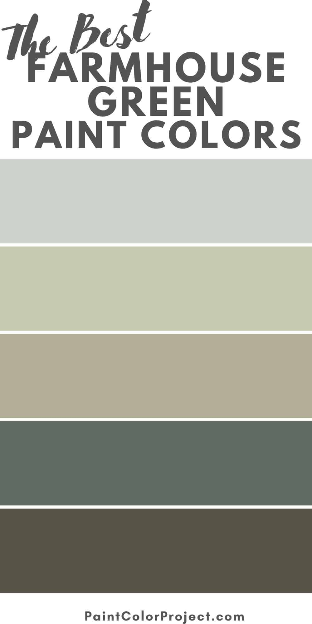 Best Farmhouse Green Paint Colors to Refresh Your Home - The Paint ...