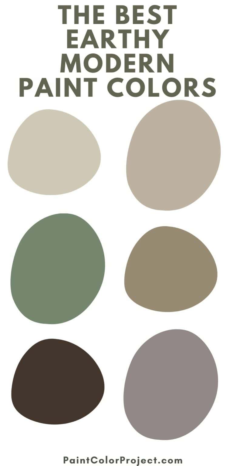 Best Earthy Modern Paint Colors for Your Home - The Paint Color Project