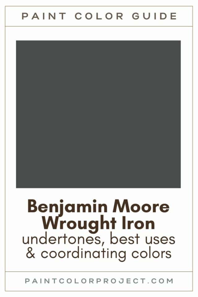 Benjamin Moore Wrought Iron: a complete color review - The Paint Color ...