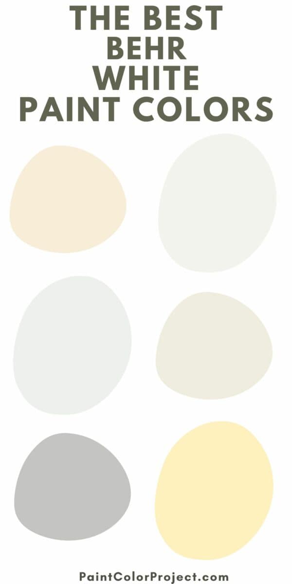Best Behr White Paint Colors - The Paint Color Project