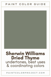 Sherwin Williams Dried Thyme: A Complete Color Review - The Paint Color ...