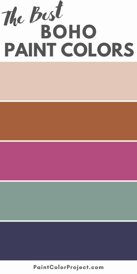 Best Boho Paint Colors - The Paint Color Project