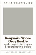 Benjamin Moore Gray Huskie: Complete Color Review - The Paint Color Project
