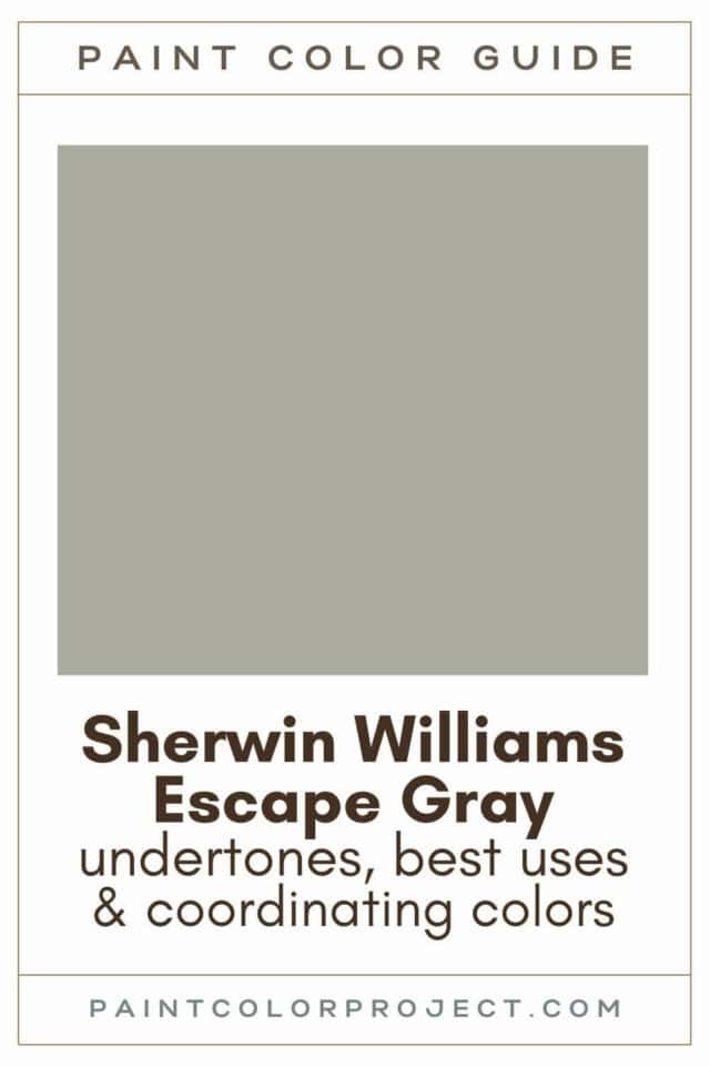 Sherwin Williams Escape Gray: A Complete Color Review - The Paint Color ...