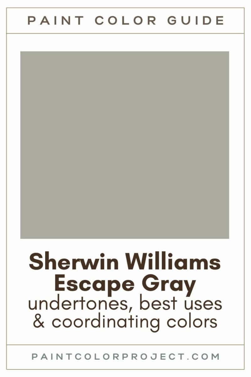 Sherwin Williams Escape Gray: A Complete Color Review - The Paint Color ...
