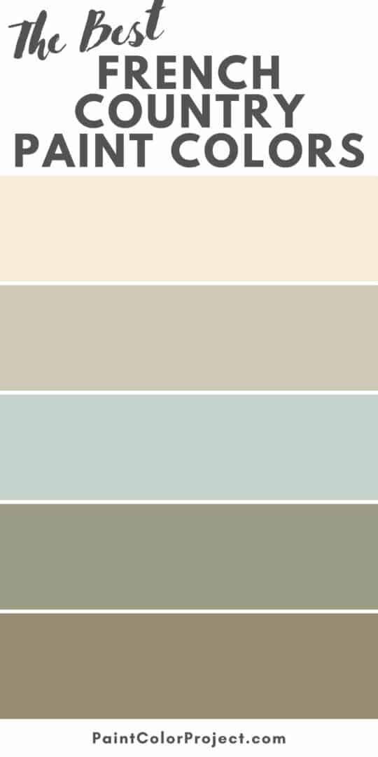 Best French Country Paint Colors - The Paint Color Project